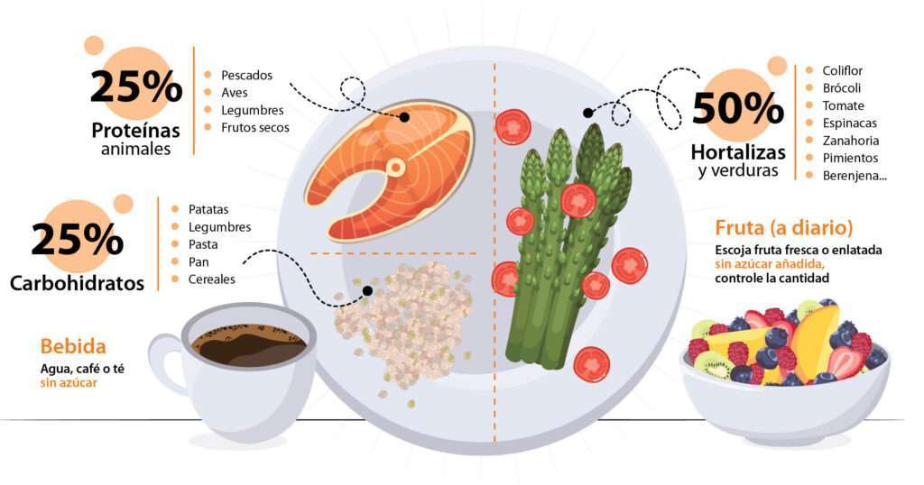 MÉTODO DEL PLATO SALUDABLE | Revista Diabetica